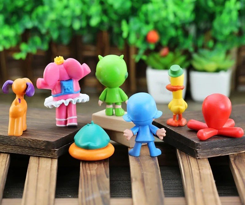 Pocoyo Cartoon Character Toy Set(7 pcs) – Kids Mega Mall